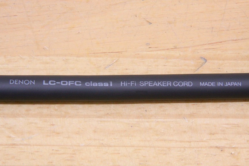 Yahoo!オークション - ///DENON LC-OFC class1 Hi-Fi SPEAKER CORD 極...